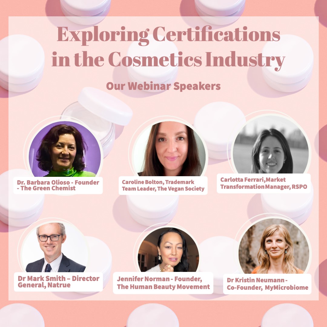 Learn more about existing certifications for the cosmetics industry in ...